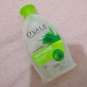 Jual Ovale Facial lotion Aloe Vera Anti Acne With Lime Extract ( Jeruk ...