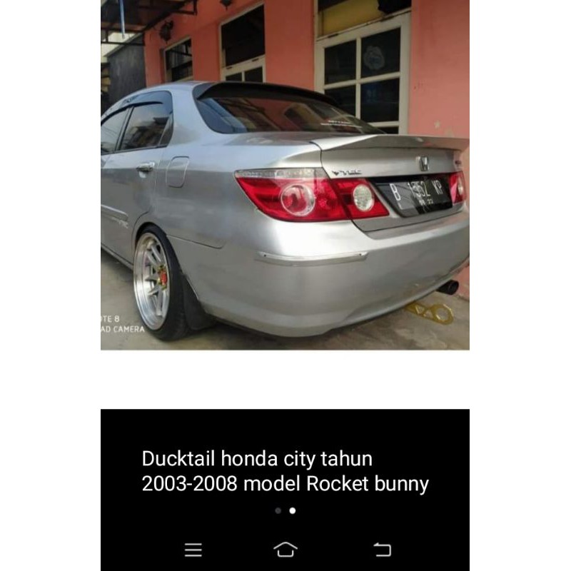 Jual Ducktail Honda city model rocket bunny tahun 2003 sampai 2008 ...