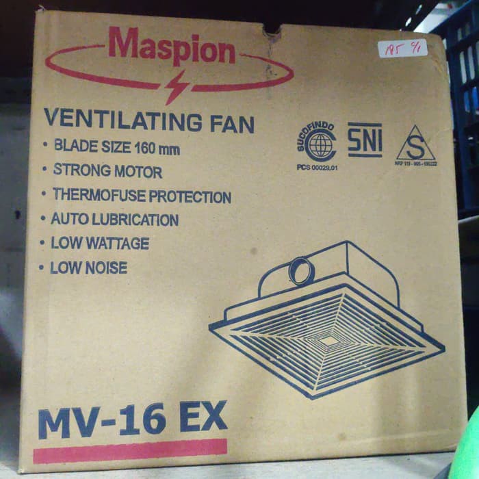 Jual Promo exhaust maspion mv 16 ex plafon | Shopee Indonesia