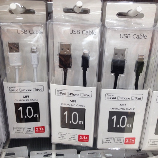Jual Miniso Kabel Data iPhone | Shopee Indonesia