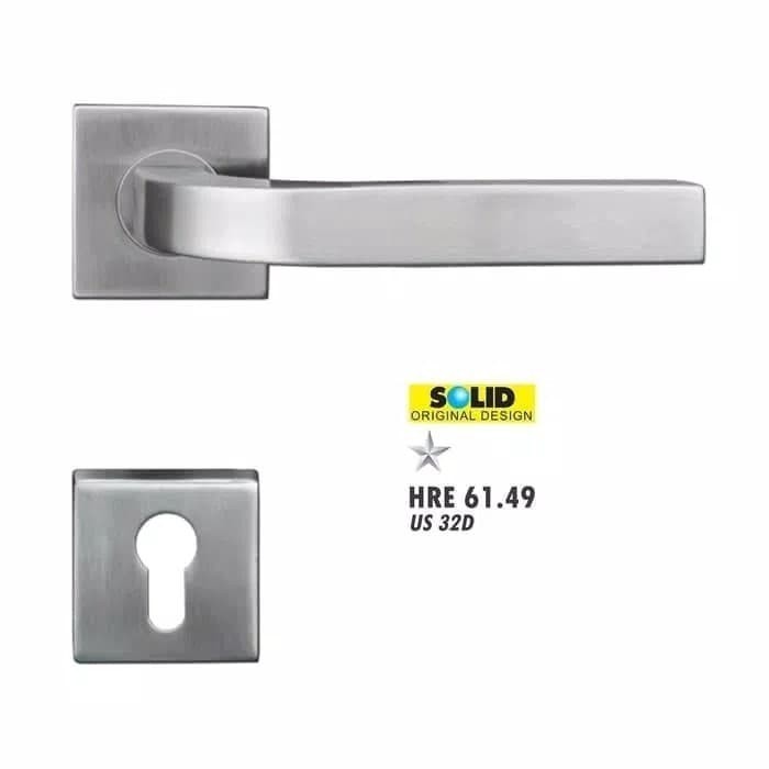 Jual SOLID - GAGANG PINTU/HANDLE PINTU SOLID HRE 61.49 STAINLESS STEEL ...