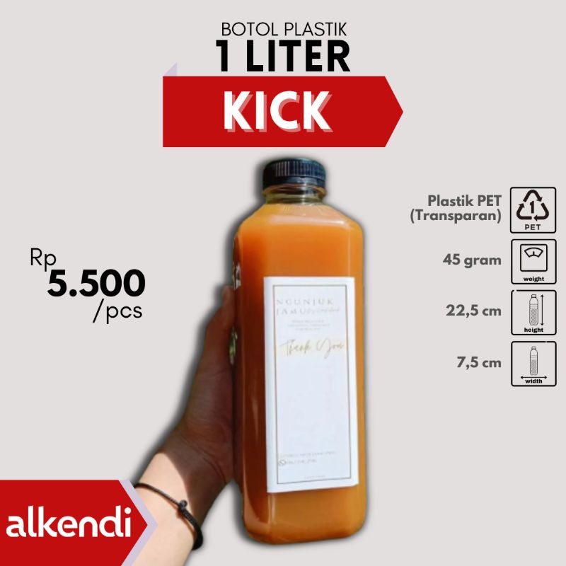 Jual BOTOL KICK 1 LITER | Shopee Indonesia
