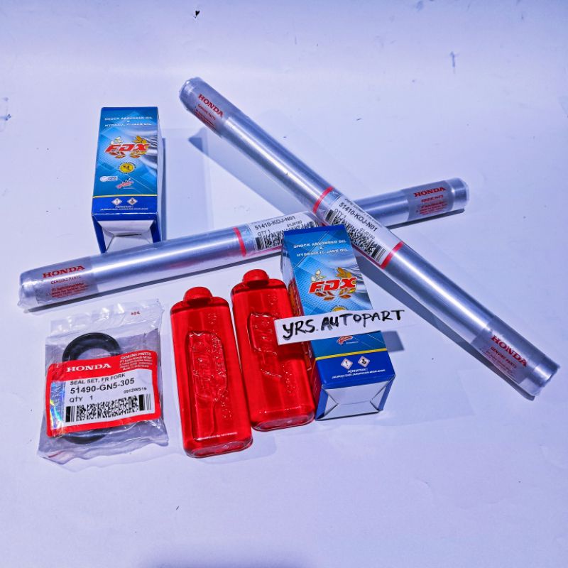 Jual Paket As shock depan Honda Beat new Genio (KOJ) plus sil shock oli ...