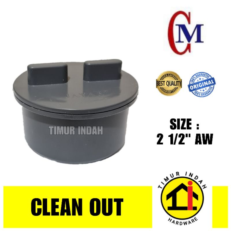 Jual Clean Out 2 1/2” / Tutup Kontrol Pipa 2 1/2” - CM | Shopee Indonesia