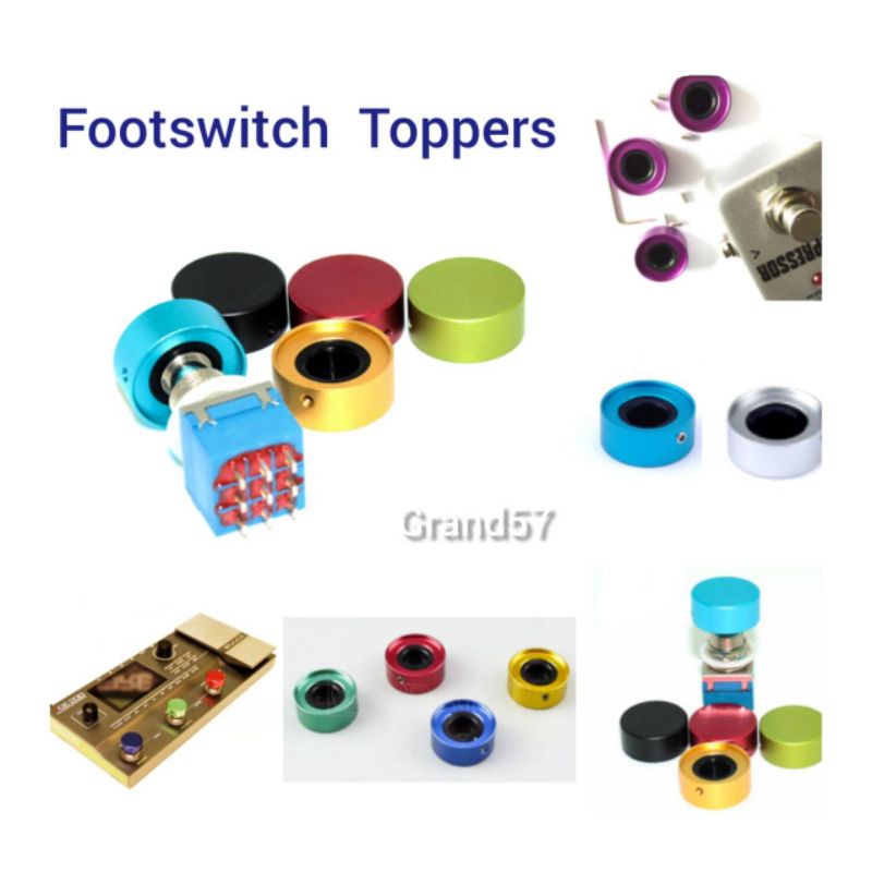 Jual Footswitch Topper Pedal Efek Toppers Foot Switch Penutup Cap ...