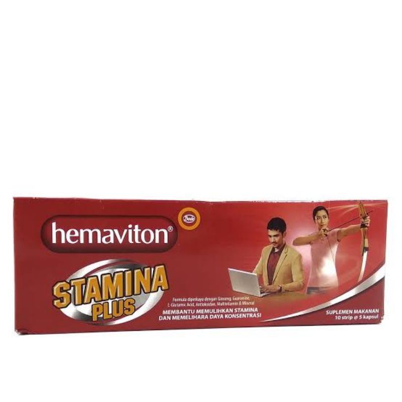 Jual Hemaviton Stamina Plus Dengan Buffered Vitamin C 1box(10strip ...