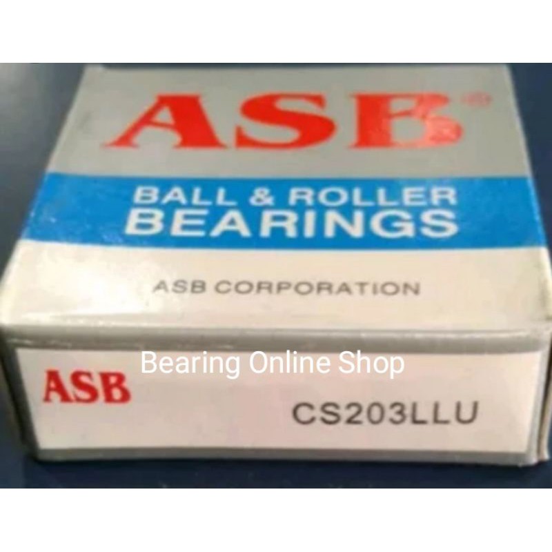 Jual BALL BEARING CS203LLU ASB UKURAN 17 X 40 X 12 MM | Shopee Indonesia