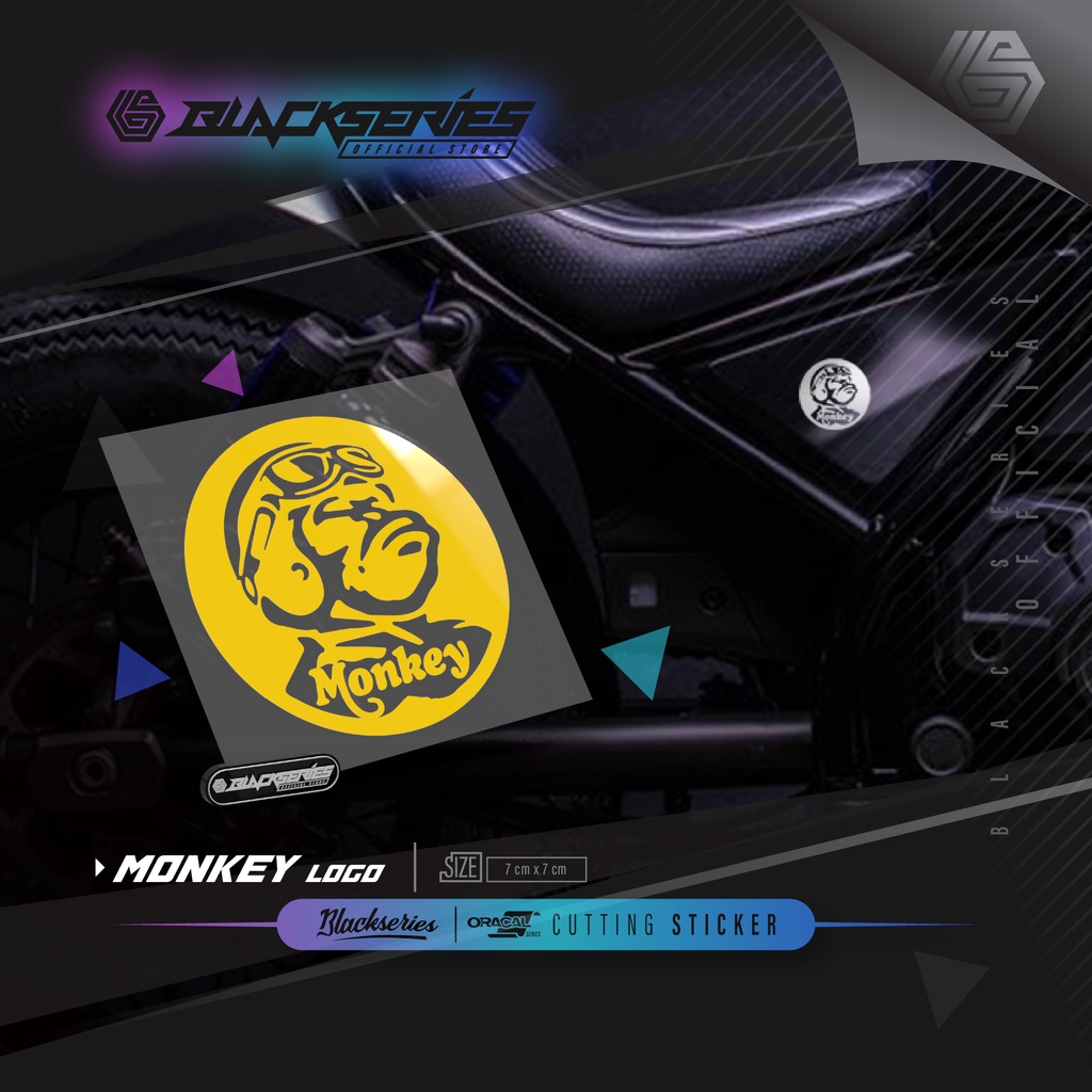 Jual Cutting Stiker Monkey Logo | Stiker Monkey | Monkey | Shopee Indonesia