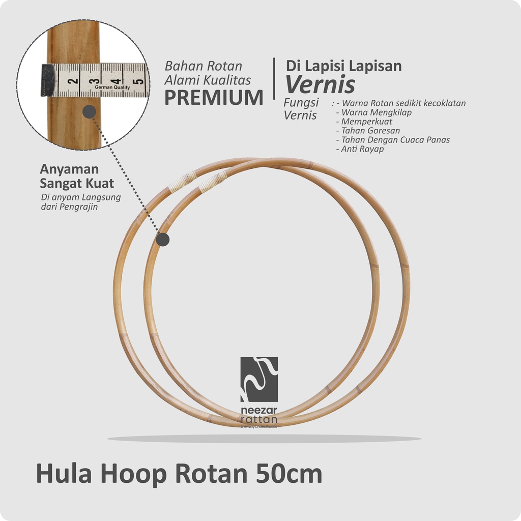Jual Hula Hoop hulahoop hulahop holahop Rotan 50 cm | Shopee Indonesia
