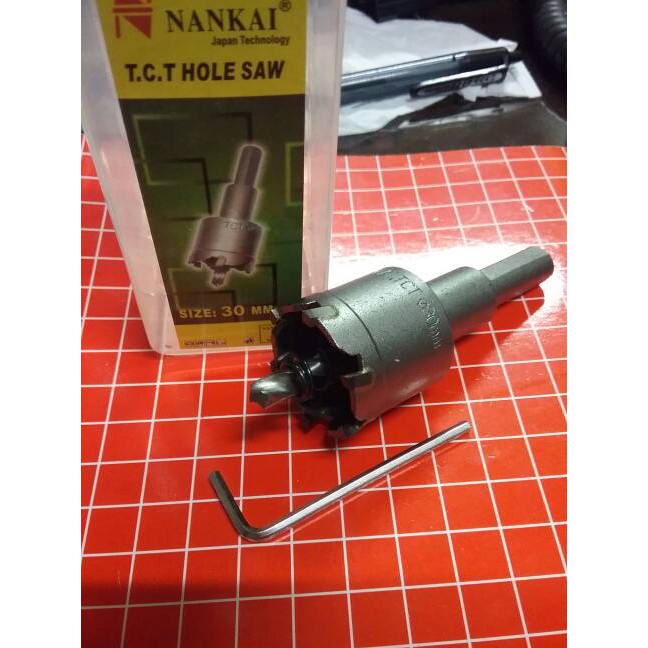 Jual Jual Holesaw Besi / Hole Saw Besi Stainless TCT 30mm Nankai Diskon ...