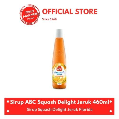 Jual SIRUP ABC SQUASH DELIGHT JERUK FLORIDA 460ML | Shopee Indonesia
