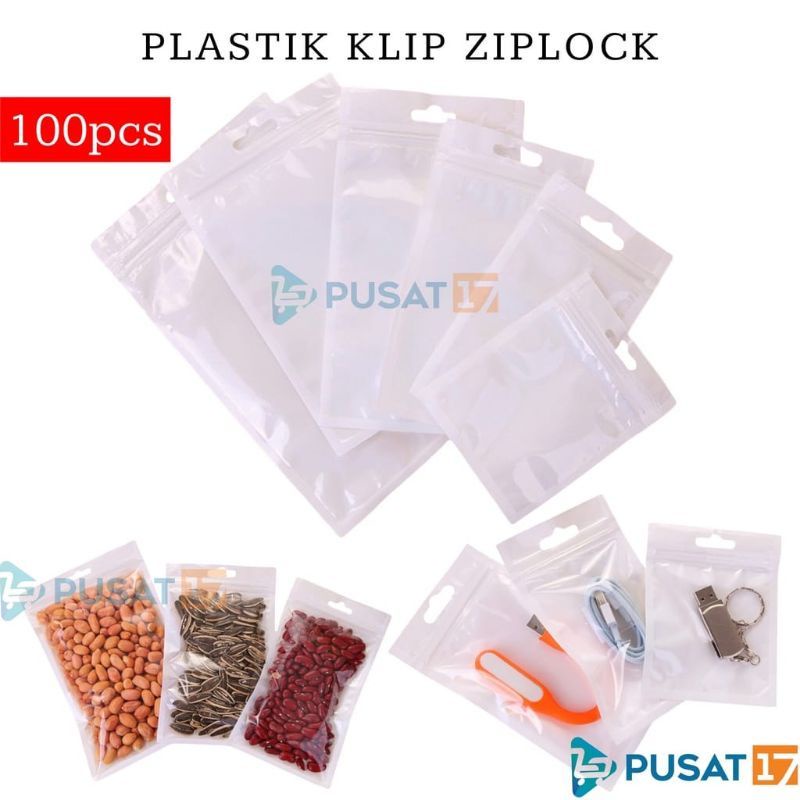 Jual PLASTIK KLIP ZIPLOCK UKURAN LENGKAP BESAR - KECIL | Plastic Clip ...
