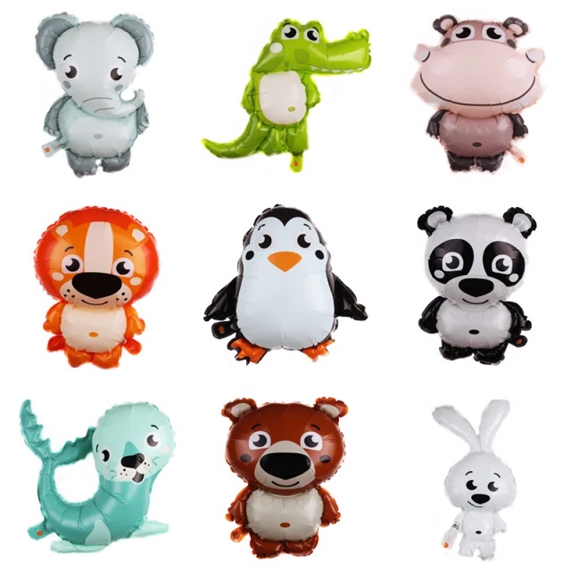 Jual Balon Foil Motif Karakter Hewan Full Body Animal 3D Ukuran 60cm ...