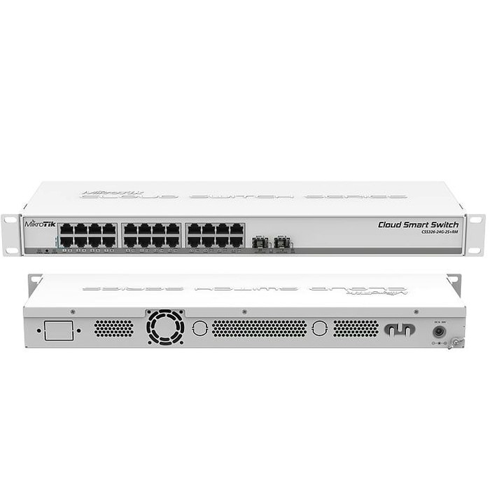Jual Mikrotik CSS326-24G-2S RM Switch Managable Gigabit 24 Port 2 SFP ...