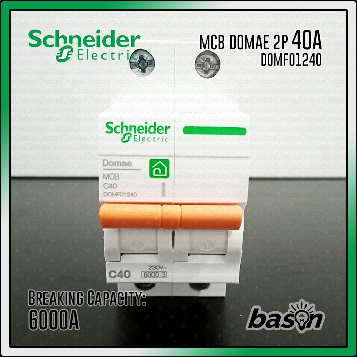 Jual SCHNEIDER MCB Domae 2Phase - 2A - 4A - 6A - 10A - 16A - 20A - 25A ...