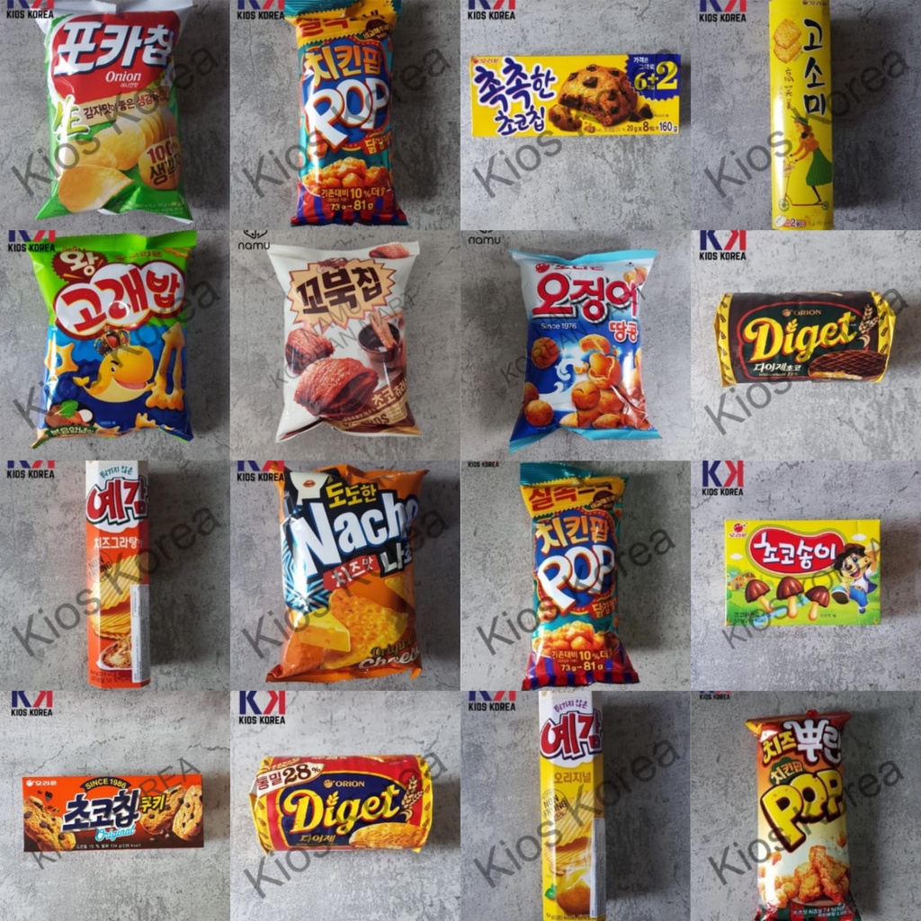 Jual Orion Snack / Snack Korea Orion / Cemilan Korea | Shopee Indonesia