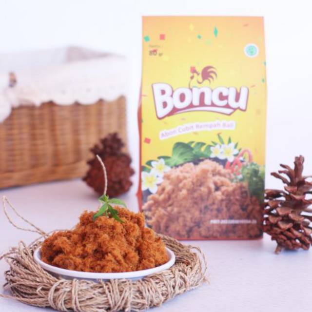 Jual Makanan boncu abon cubit rempah bali abon ayam | Shopee Indonesia
