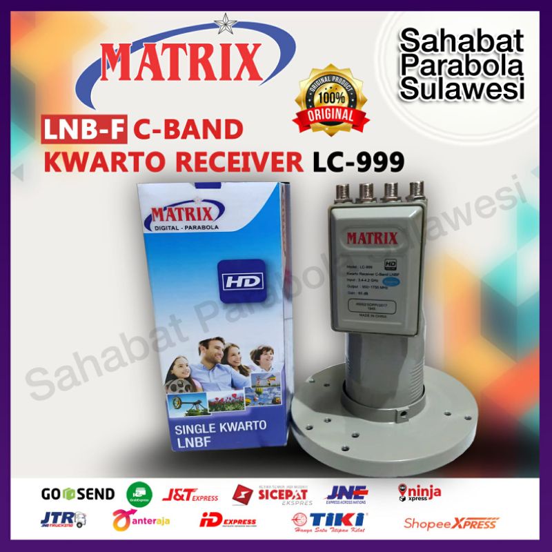 Jual LNB C-BAND KWARTO 4 OUTPUT MATRIX | Shopee Indonesia