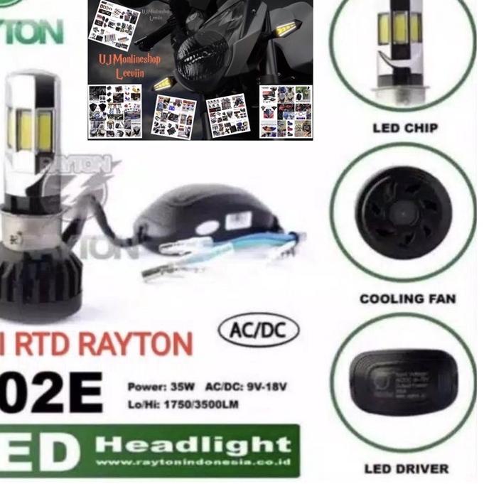 Jual Terbaik Lampu Depan LED Ac/Dc Merk Original RTD 3 sisi & 6 sisi | Shopee Indonesia