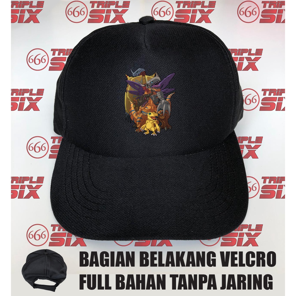 Jual Topi baseball Velcro Anime Digimon Wargreymon digivolution ...