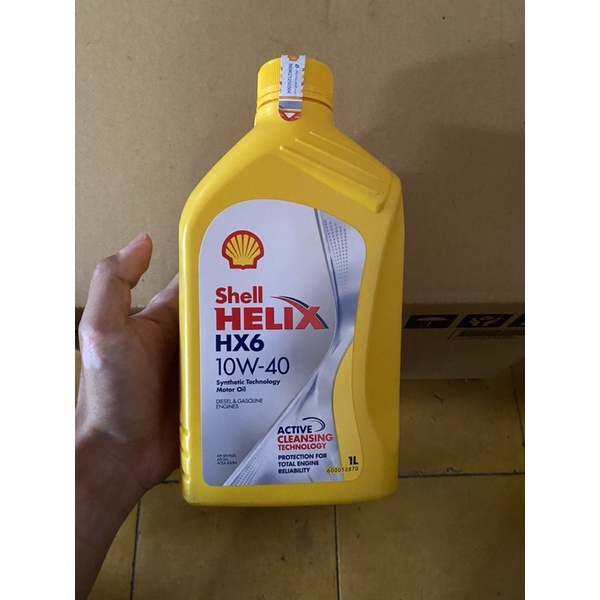 Jual OLI SHELL HELIX HX6 1L 10W-40 | Shopee Indonesia