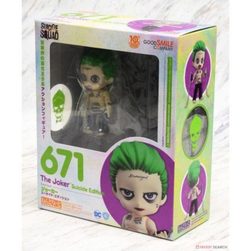 Jual action figure nendoroid 671 the joker suicide edition | Shopee ...