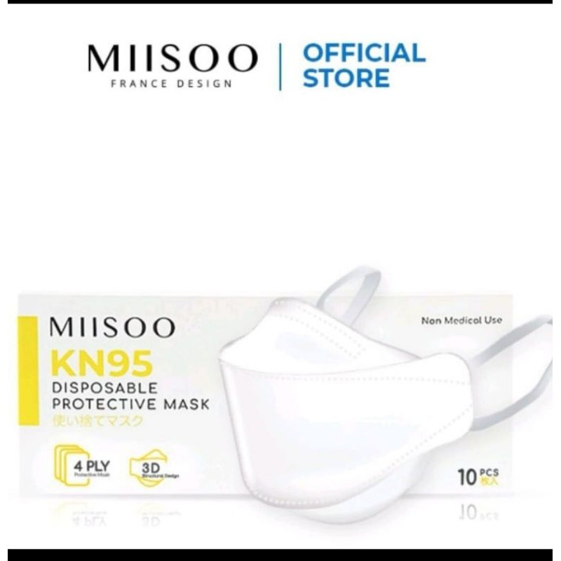 Jual Masker 3D KN95 KF94 Misso 4ply perkotak isi 10 20 pcs | Shopee ...