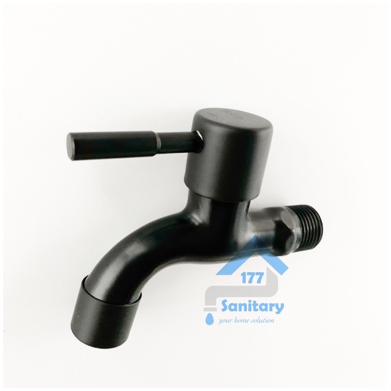 Jual Kran air tembok Stainless 304 Minimalis Hitam 711BL-Keran air ...