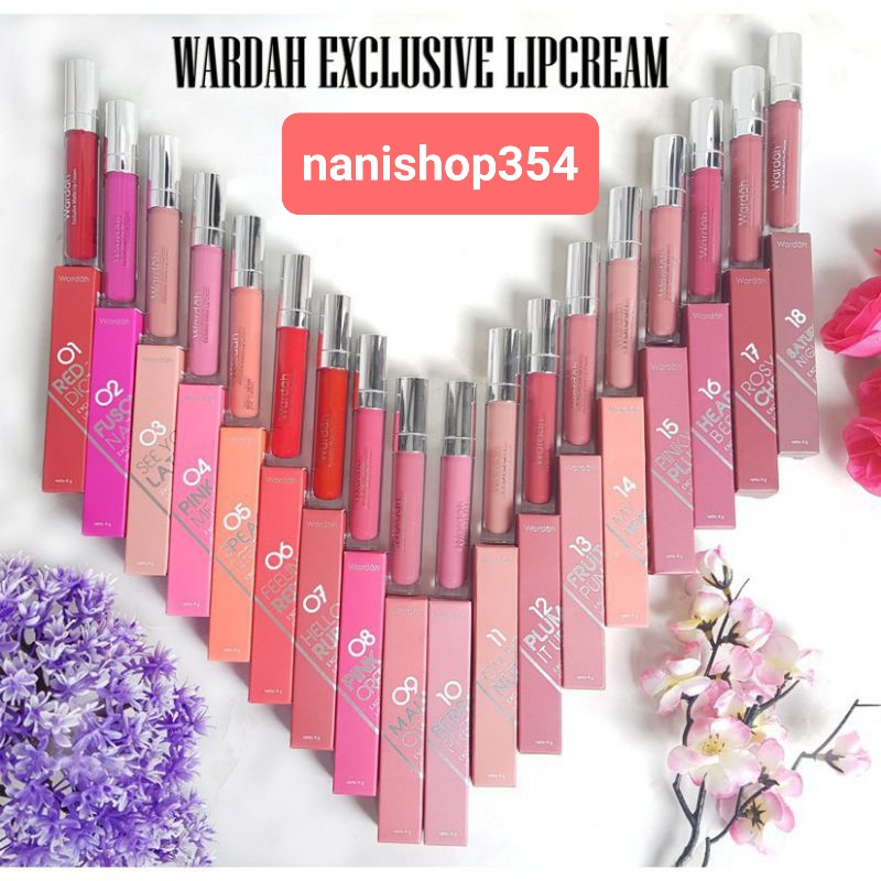 Jual SETIAP PEMBELIAN WARDAH EXCLUSIVE MATTE LIP CREAM MATTE FREE METOO ...