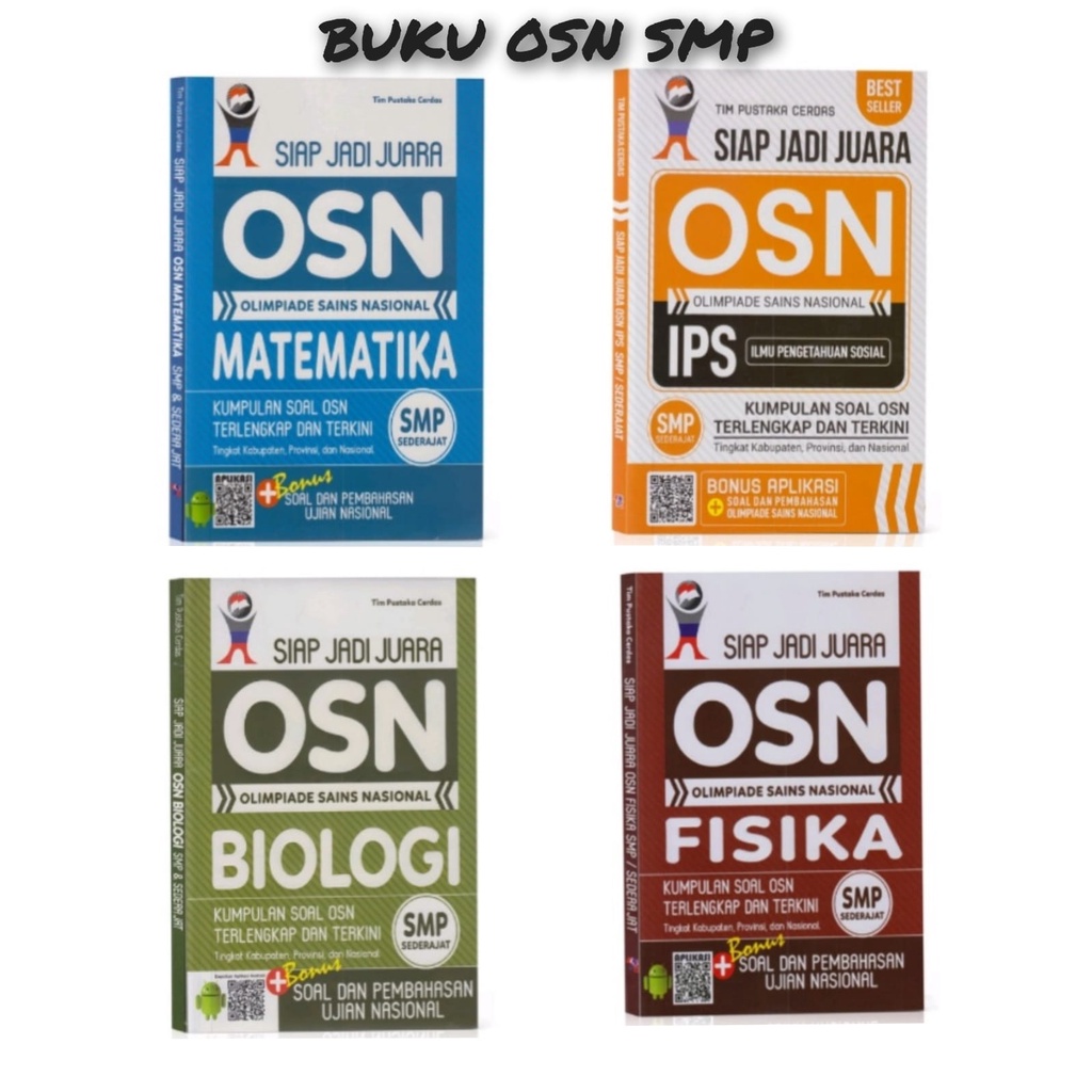 Jual SIAP JADI JUARA OSN / BUKU OLIMPIADE SAINS NASIOANAL OSN SMP | Shopee Indonesia