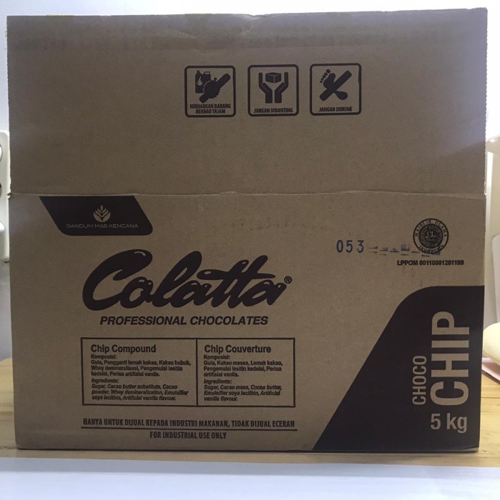 Jual COLATTA MINI CHOCO CHIP COMPOUND 250 GR REPACK COMPOUND CHIPS ...