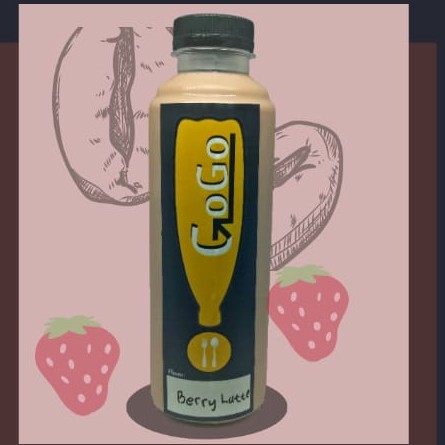 Jual GoGo - Berry Latte - kopi susu botol - 250 ml | Shopee Indonesia