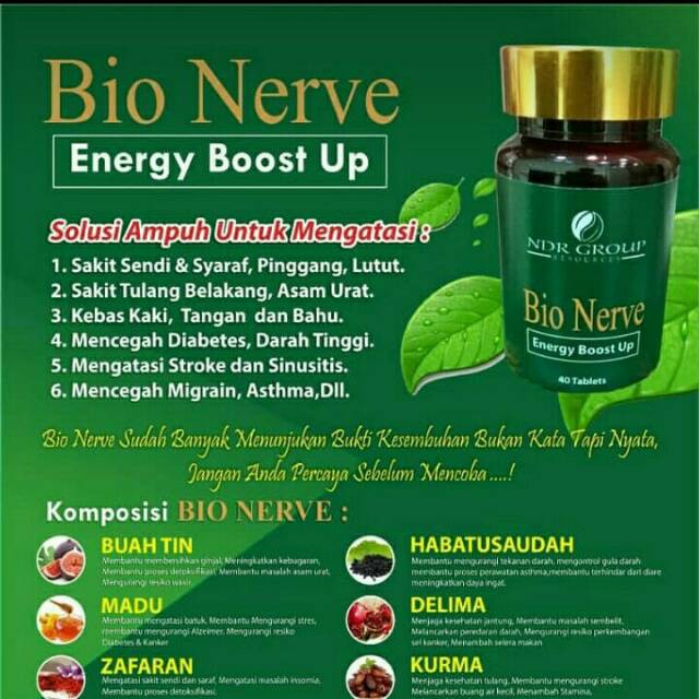 Jual Bio Nerve // Bio Nerve Asli 100% Malaysia ( Original )1 Botol ...