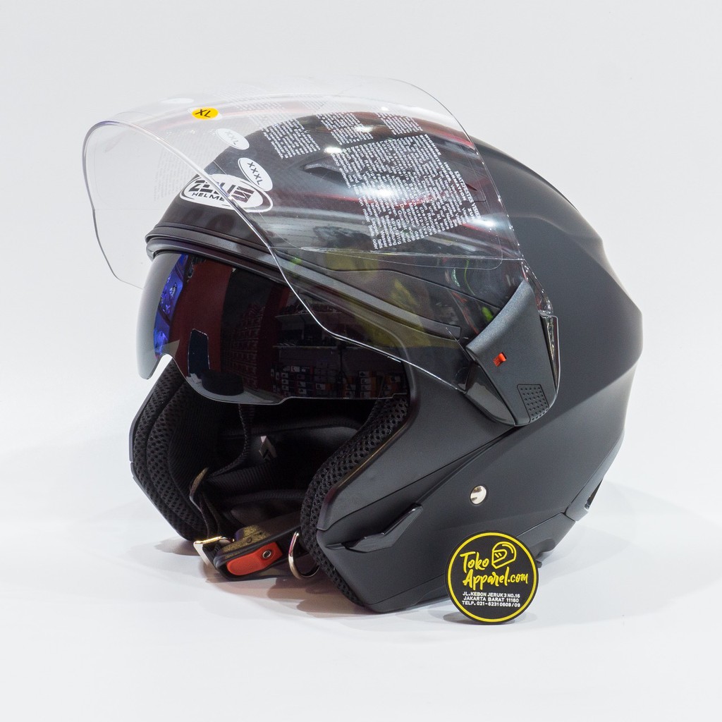 Jual Helm Zeus ZS-611 Matt Black | Shopee Indonesia