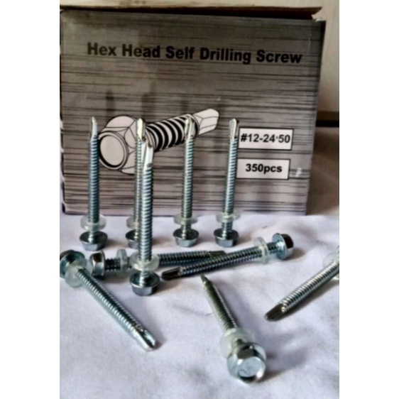 Jual BAUT DRILLING / ROOFING / BAJA RINGAN 12 X 50 ( 5 CM ) | Shopee ...