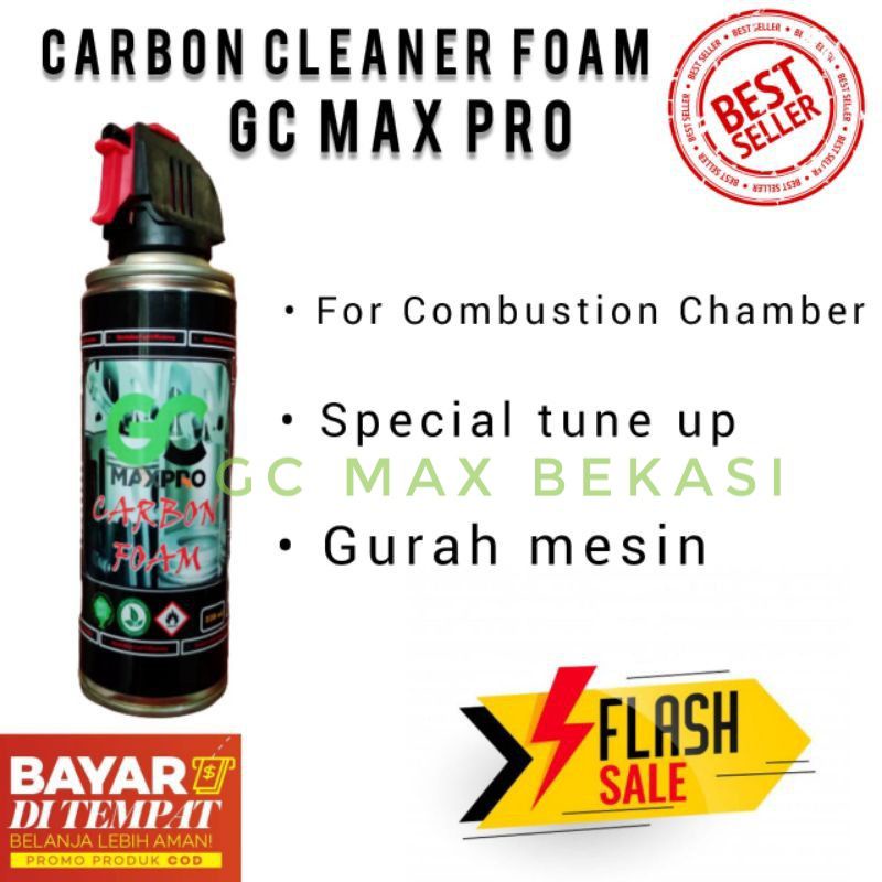 Jual Carbon Cleaner Foam GC Max Pro / Carbon Clenaer Foam Spray Busa ...