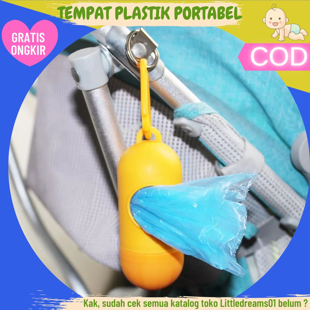 Jual Tempat Kantong Plastik Sampah Popok Serbaguna / Baby Diapers ...
