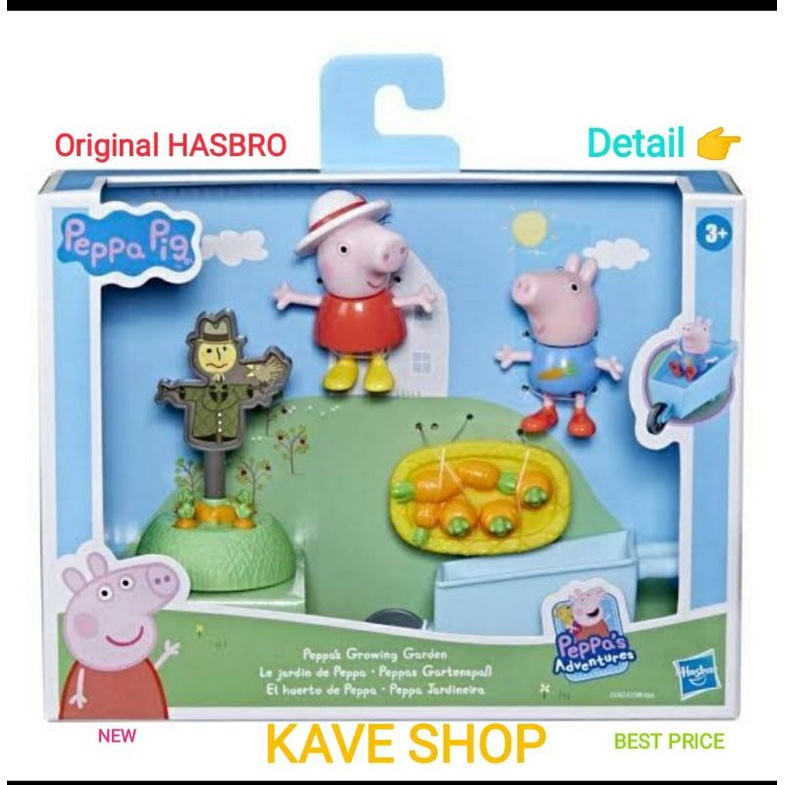 Jual Peppa Pig Preschool Licensed Peppa's Growing garden - Original ...