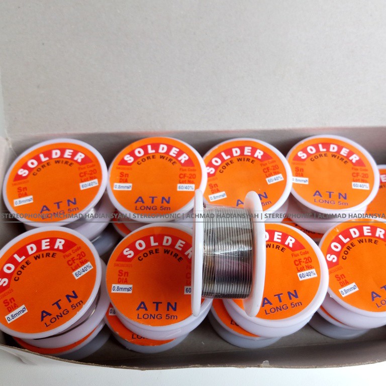 Jual HIGH QUALITY.. Solder Wire Isi 5 meter Diameter 0.8mm - Kawat ...