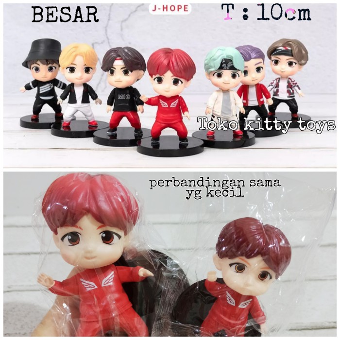 Jual ACTION FIGURE BTS BT21 TINYTAN ARMY BANGTAN BOYS KPOP ID SIZE BESAR | Shopee Indonesia