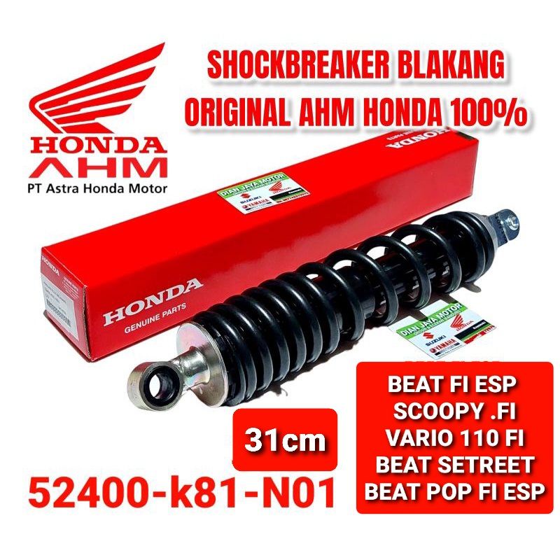 Jual ( AHM ) Sok shock Belakang 52400-K81-N01 Honda Beat fi esp Vario 110 Beat Seteeet pop ...