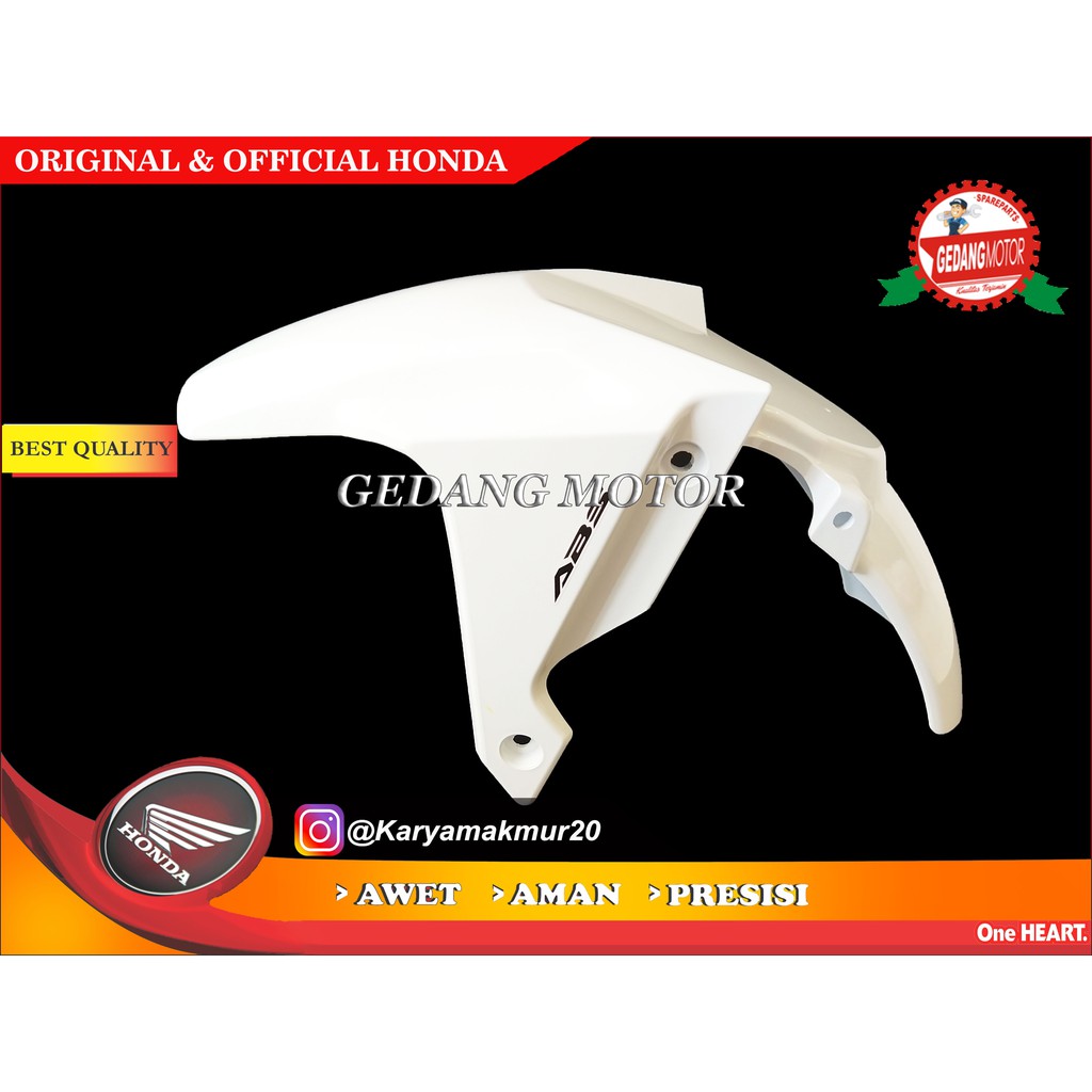 Jual FENDER SPAKBOR DEPAN ALL NEW CBR 250 RR PUTIH ORIGINAL HONDA 61000 ...