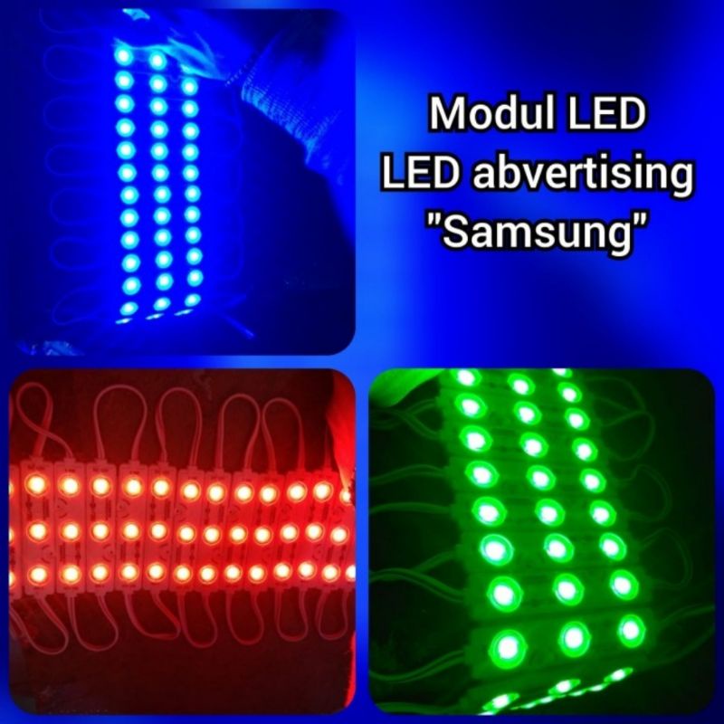 Jual Lampu Modul Led Strip Samsung 3 Mata SMD | Shopee Indonesia
