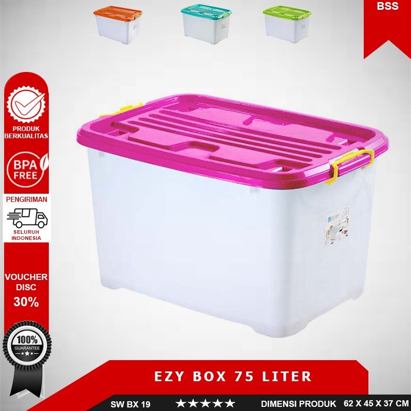 Jual kontainer box ezy 75 liter | Shopee Indonesia