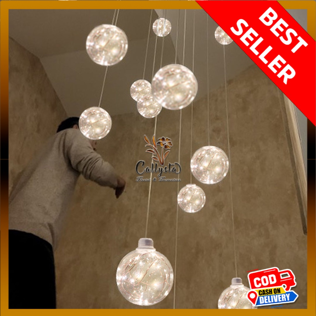 Jual Lampu Bola Plastik Gantung 1 Set Isi 10 Doff LED - Bulb Tumblr ...