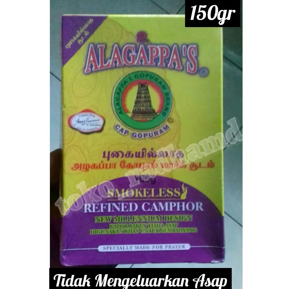 Jual Suddo Bakar Malaysia Camphor Smokeless Alagappa's Gopuram Tidak ...