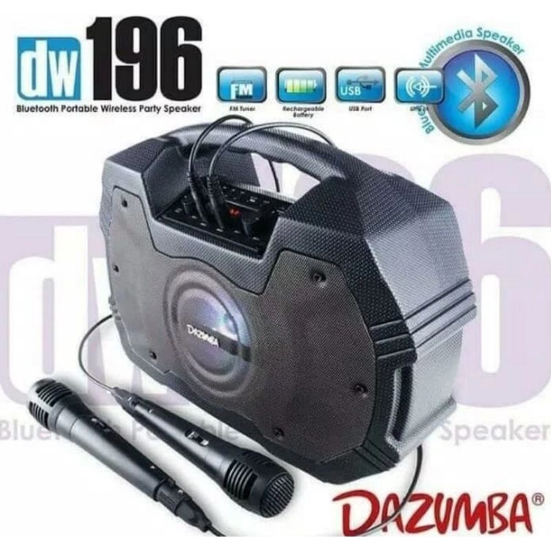 Jual Speaker Dazumba DW-196 / DW 196 Bluetooth, Aux in, Radio Fm ...