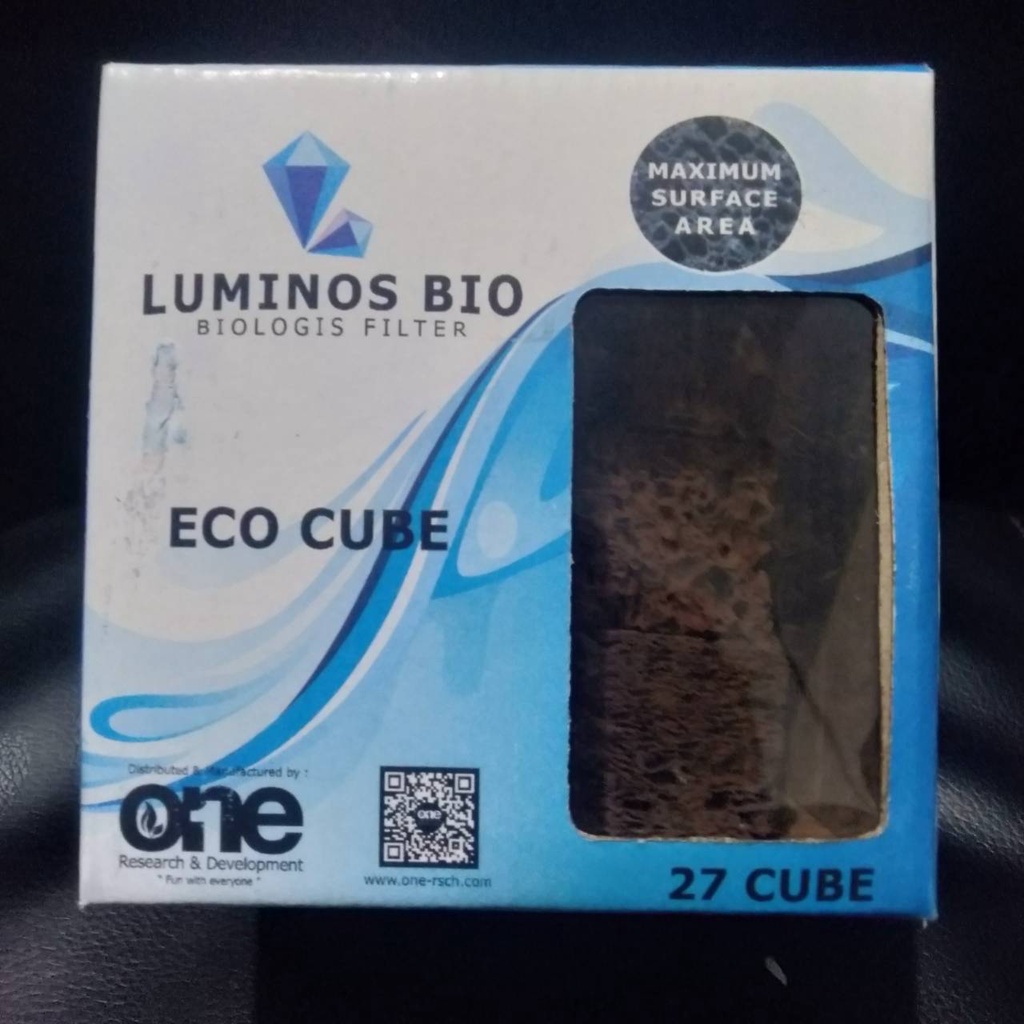 Jual LUMINOS BIO ECO CUBE 27 CUBE MEDIA FILTER ALAMI FILTER BIOLOGIS | Shopee Indonesia