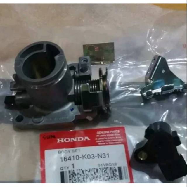 Jual TORTEL THROTLE THROTTLE BODY REVO FI ORIGINAL HONDA K03-N31 ...