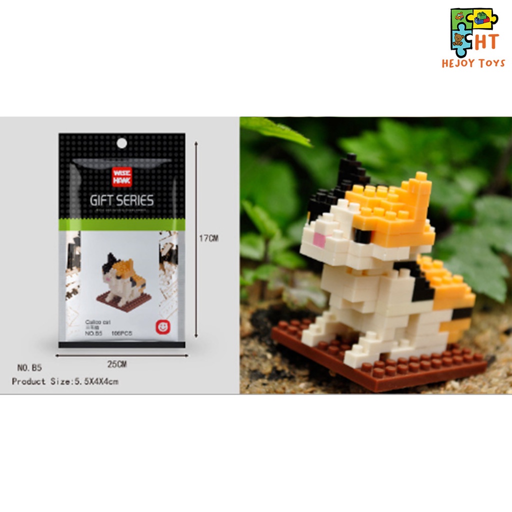 Jual Nano Block Binatang Hewan Animal Koleksi DIY Balok Bricks Mainanan ...